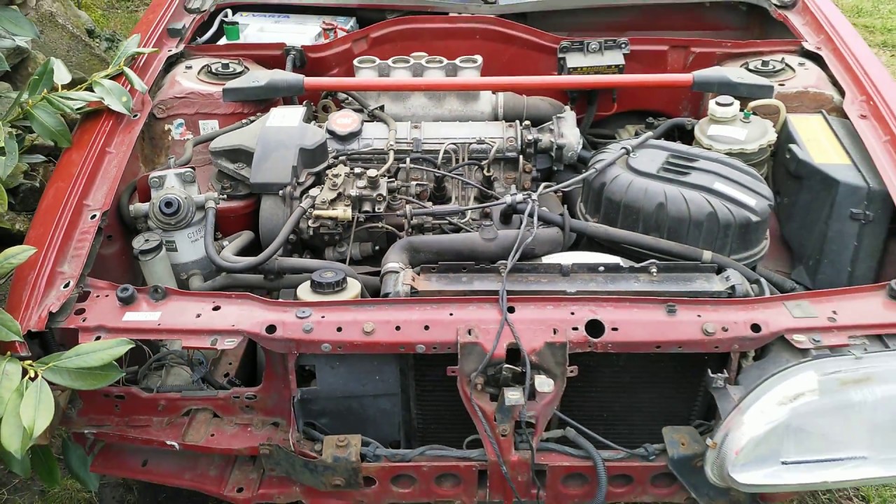 Renault 19 1.9D F8Q with Lucas - YouTube