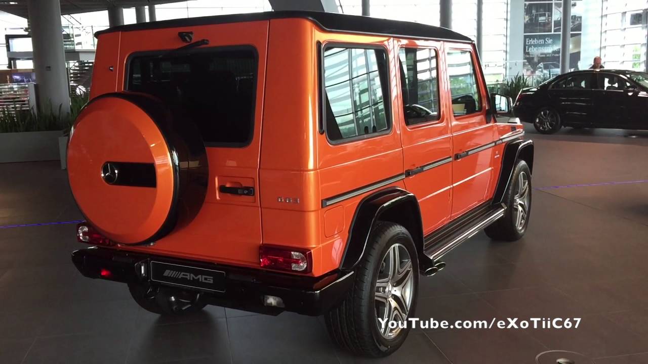 Orange G 63 AMG Crazy Color Edition - Mercedes-Benz Factory - YouTube