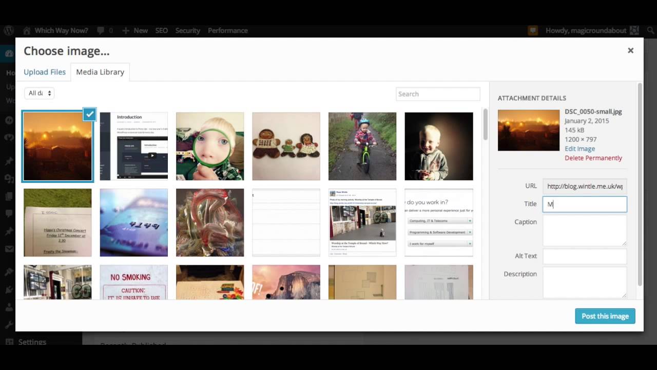 WP Quick Image overview - YouTube