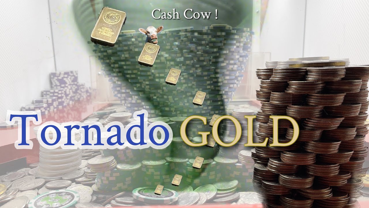 🌪Huge Tornado Gold Caught on Camera!! Inside the high limit coin pusher ...