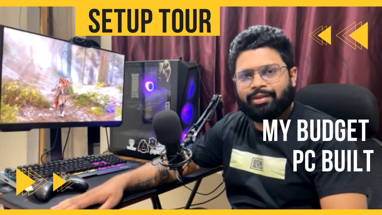 Gaming Setup Tour | Budget PC | #setuptour #budgetpc #gamingsetup - YouTube