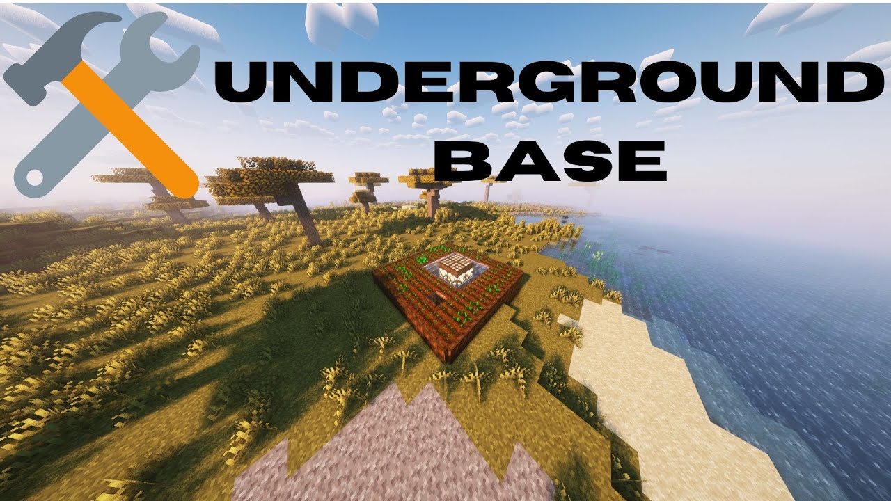 How to build a beautiful Minecraft Underground Base - YouTube