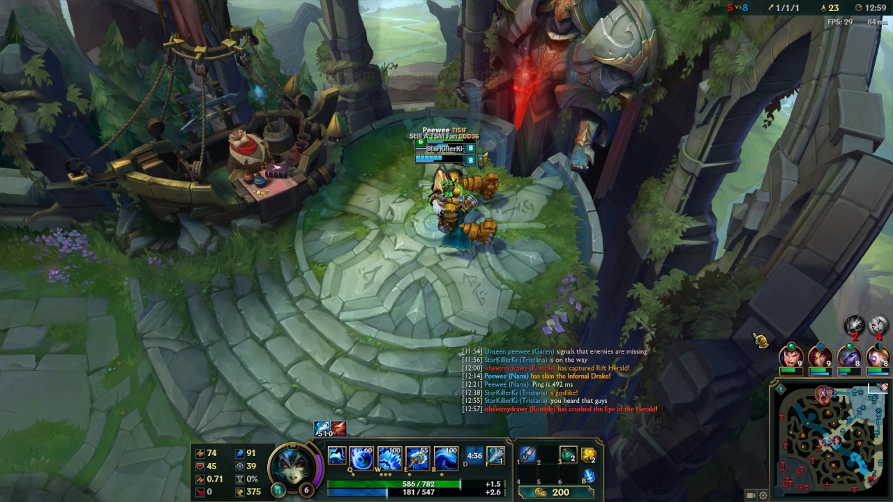 Full AP Nami Jungle forces enemy team to surrender - YouTube