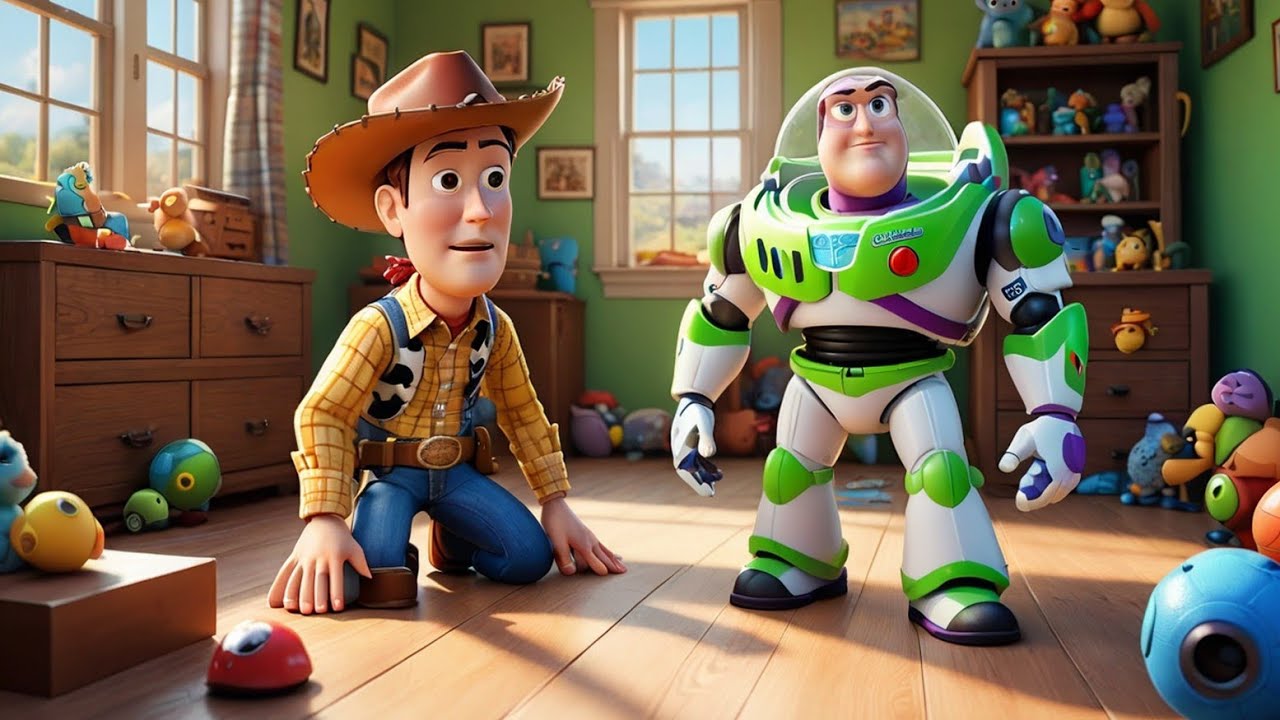 Toy Story: Woody’s Lost Badge | Toy Story Short Story for Kids - YouTube