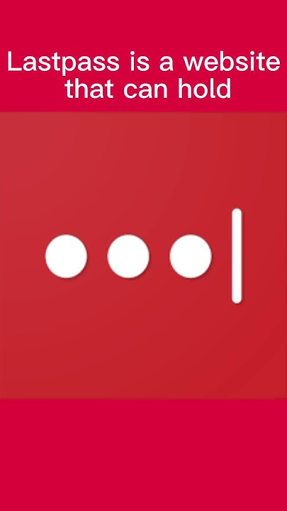 Lastpass Youtube