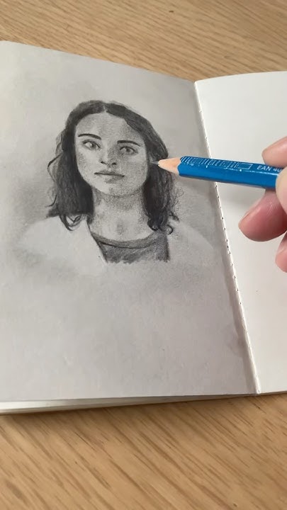 It’s been a while since I’ve drawn a human. #art #sketchbook #portrait #artstudio - YouTube