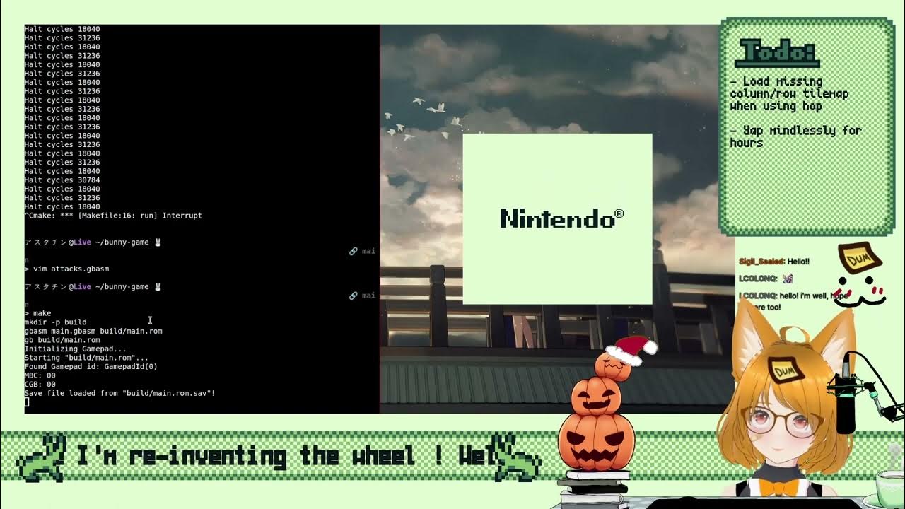 🎮 Gameboy Z80 Assembly gamedev 🎮 Fixing the mess we made yesterday and finishing doubl - YouTube