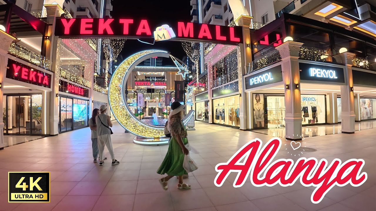 Alanya Mahmutlar Yekta Mall | Antalya Turkey | June 22, 2025 [4K HD/60 fps] - YouTube