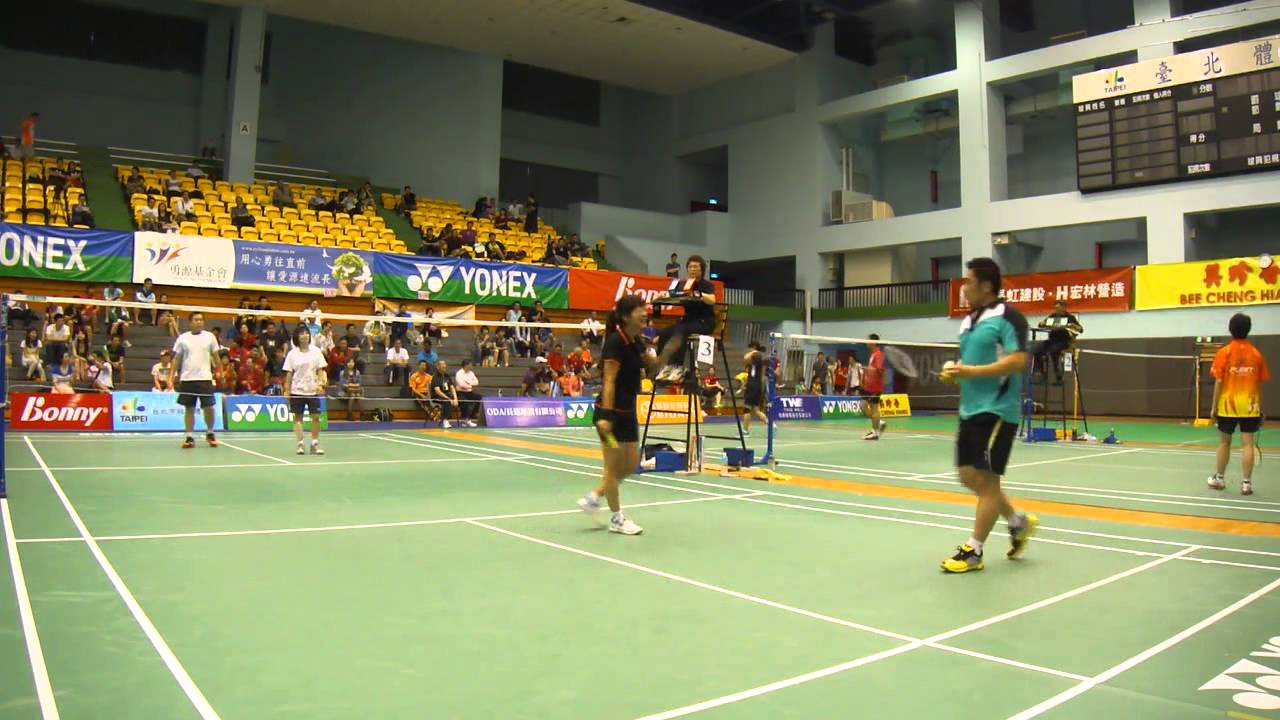 20140413清晨盃專業F35XD顏宏達+周育伶VS PEK SIAH LIM+KIM HER TAN(club shah alam ...