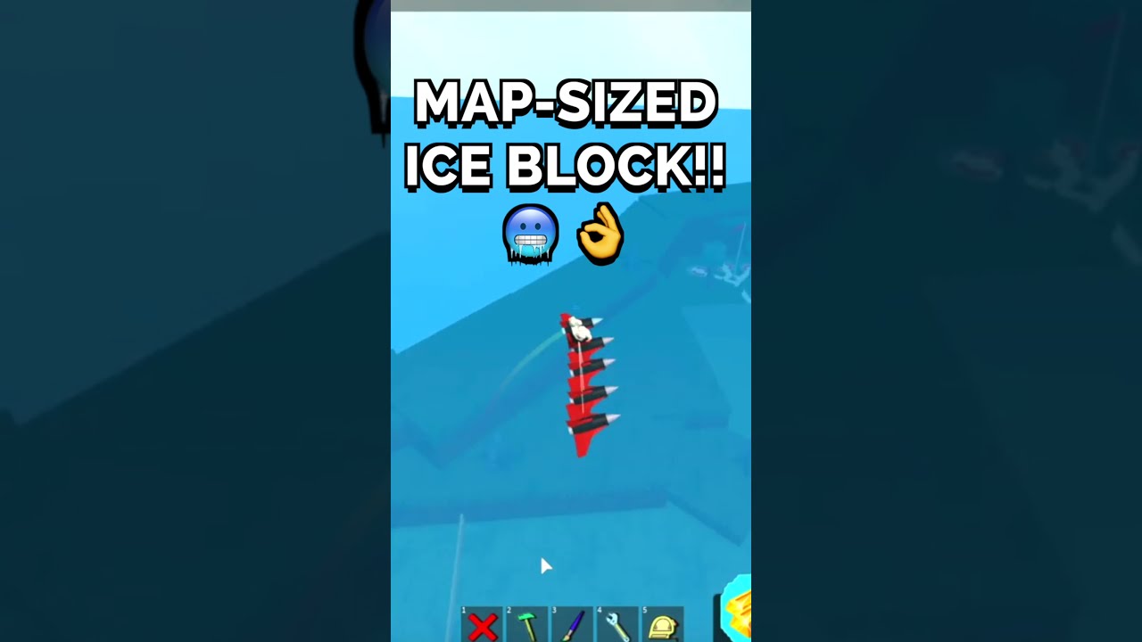 MAP SIZED ICE BLOCK!!! - Build a Boat ROBLOX - YouTube