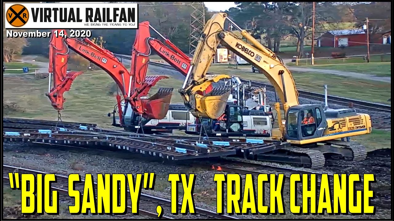 "BIG SANDY", TX TRACK CHANGE! An amazing overnight job! November 14 ...