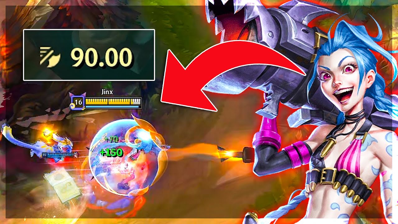 ACEST BUFF O FACE PE JINX SA AIBA ATTACK SPEED INFINIT! - YouTube