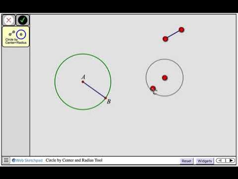 How to Use the Circle by Center+Radius Tools - YouTube