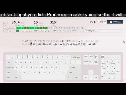 Touch Typing Practice - YouTube