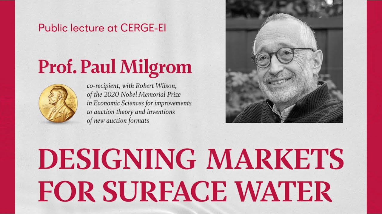 Paul R. Milgrom Nobel lecture at CERGE-EI - YouTube