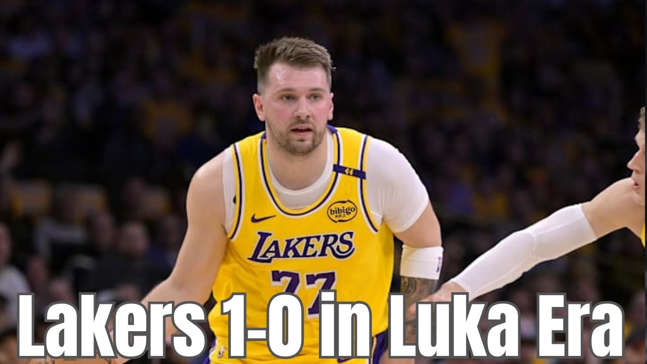 Lakers Win In Luka Debut - YouTube