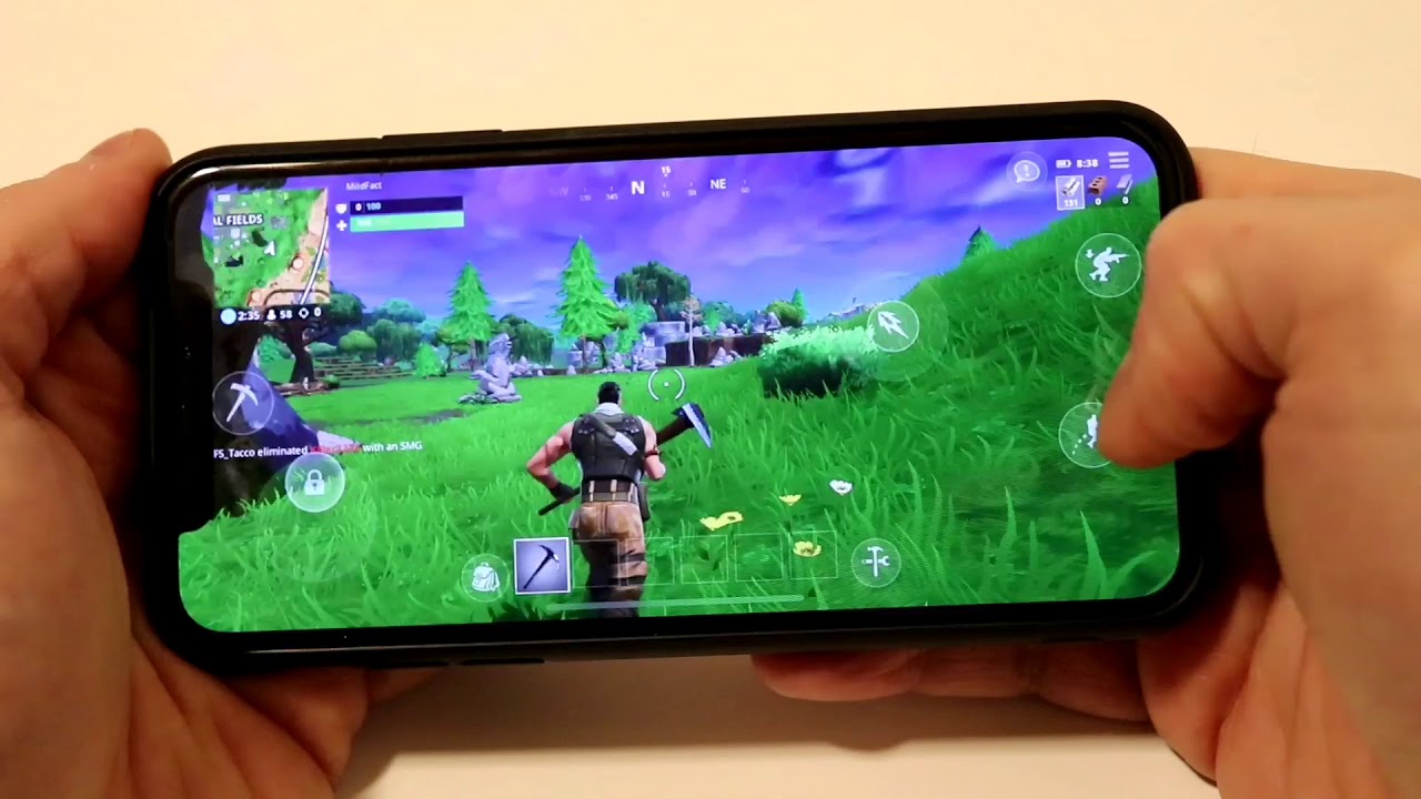 Iphone X Fortnite Mobile High 100 3d Youtube