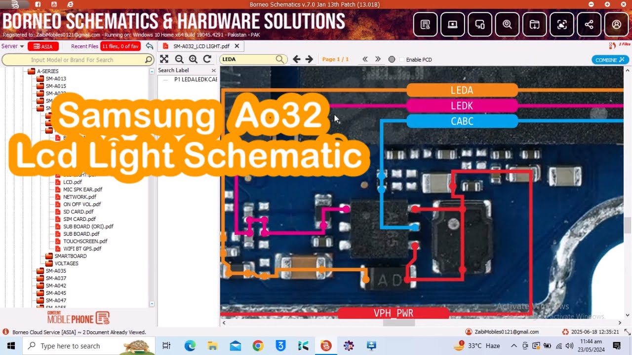 Samsung A32 Lcd Light Ways | schematic | Samsung | Mobilepcb - YouTube