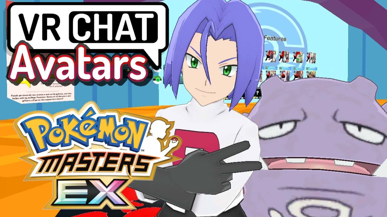 James Battle Avatar Pokemon Masters VRChat - YouTube