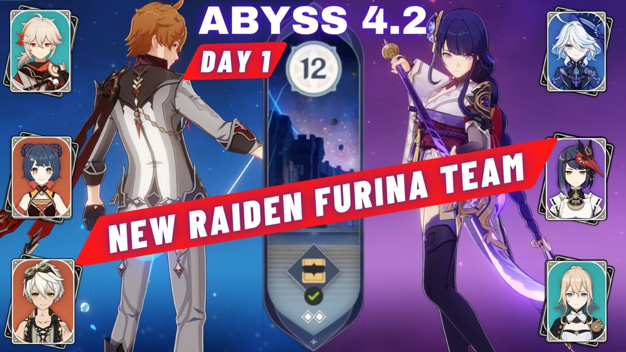 NEW Abyss 4.2 with NEW Raiden Hyper Team with Furina and Jean! And ...