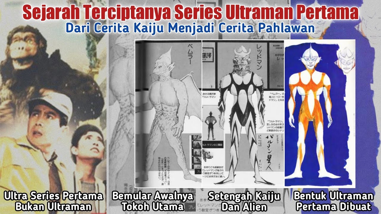 Sejarah Terciptanya Ultra Series & Ultraman Pertama - YouTube