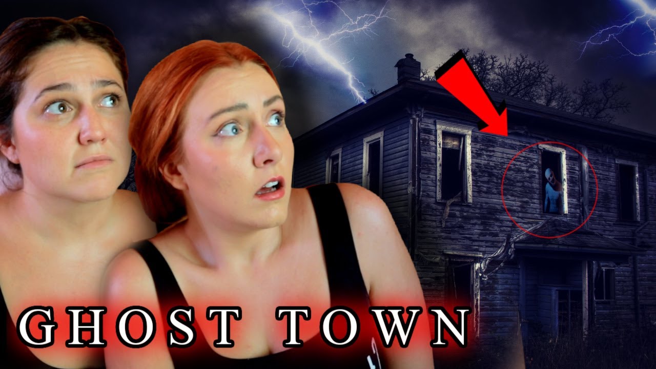 DO NOT STAY at a HAUNTED GHOST TOWN OVERNIGHT at 3AM... - YouTube