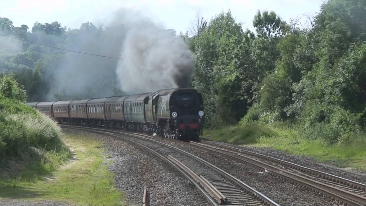steam train at speed # 185 - YouTube