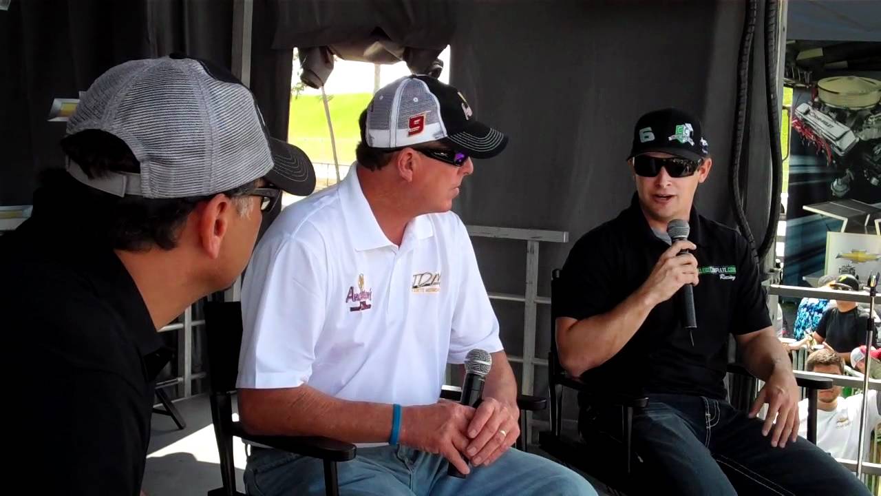 Interview with Ron Hornaday and Justin Lofton in Daytona 2012 - YouTube