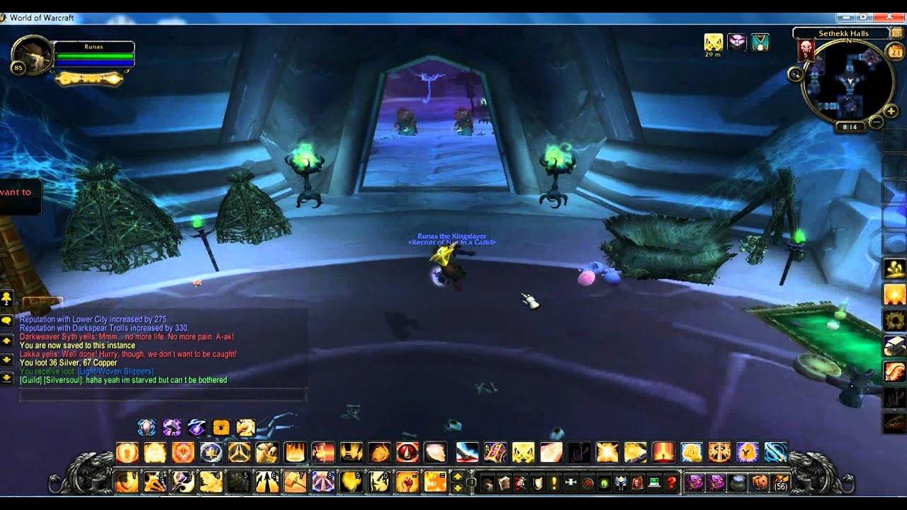 World of Warcraft: how to get raven lord mount from sethekk hall - YouTube