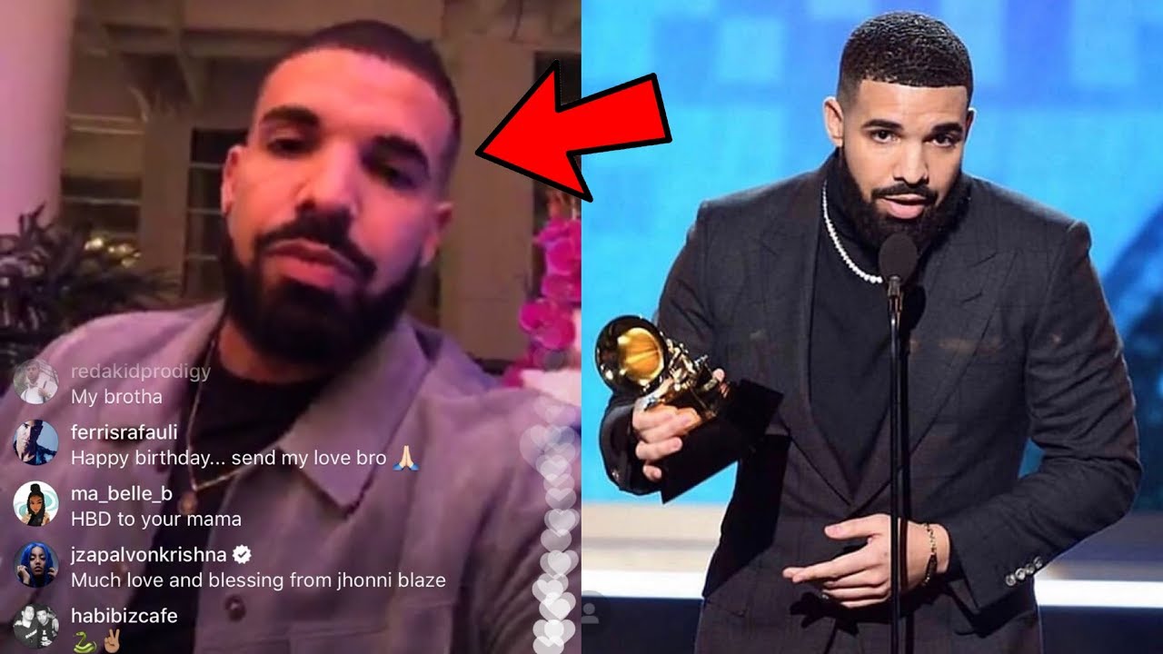 Drake Gets Cut Off During Grammys Speech - YouTube