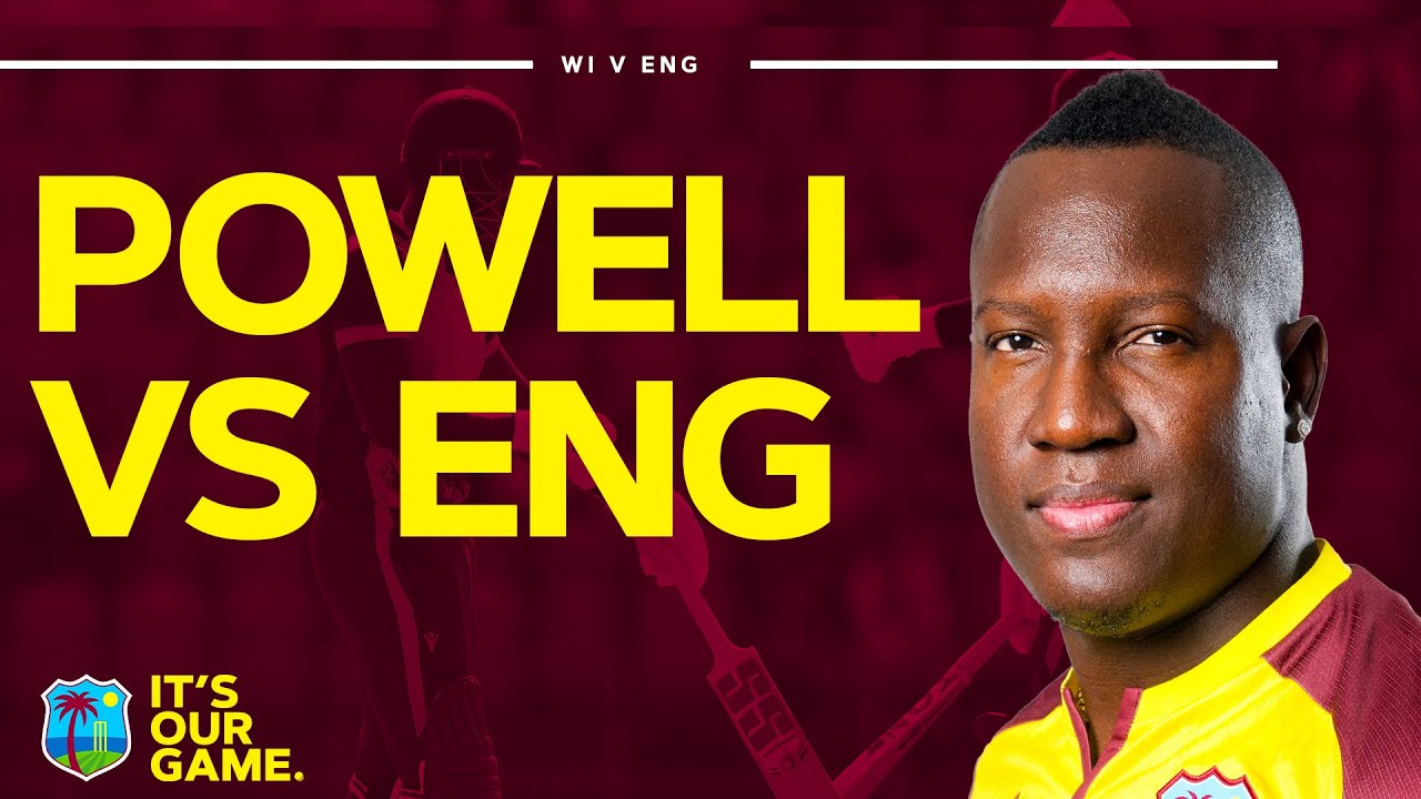 💪 Power Hitting Batting | Captain Rovman Powell Hits Rapid 50 | West ...