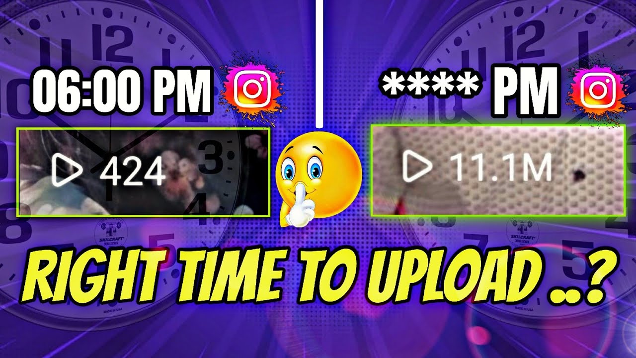 Instagram Par Reels Upload karne Ka Sahi Time Kya Hai 2024 | Best Time To Post Reels on ...