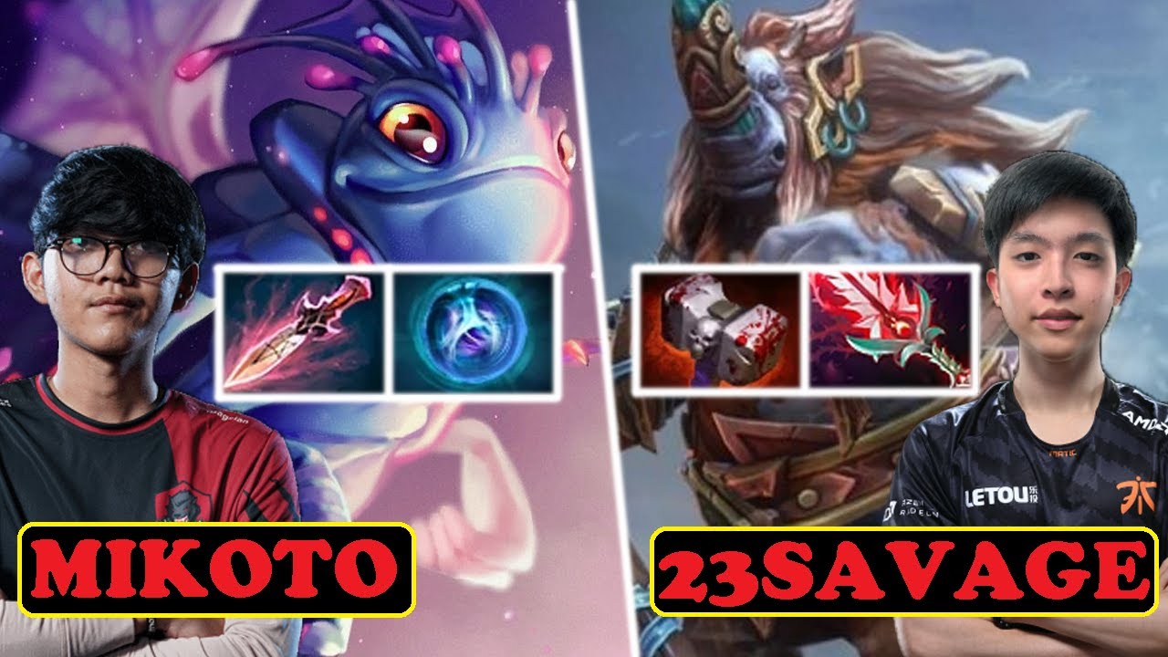 MIKOTO PUCK VS 23SAVAGE MAGNUS INTENSE BATTLE | DOTA2ORBS - YouTube