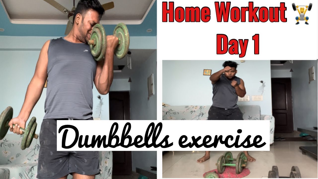 Home Workout Day1 Beginners / 90Days Natural Transformation challenge ...