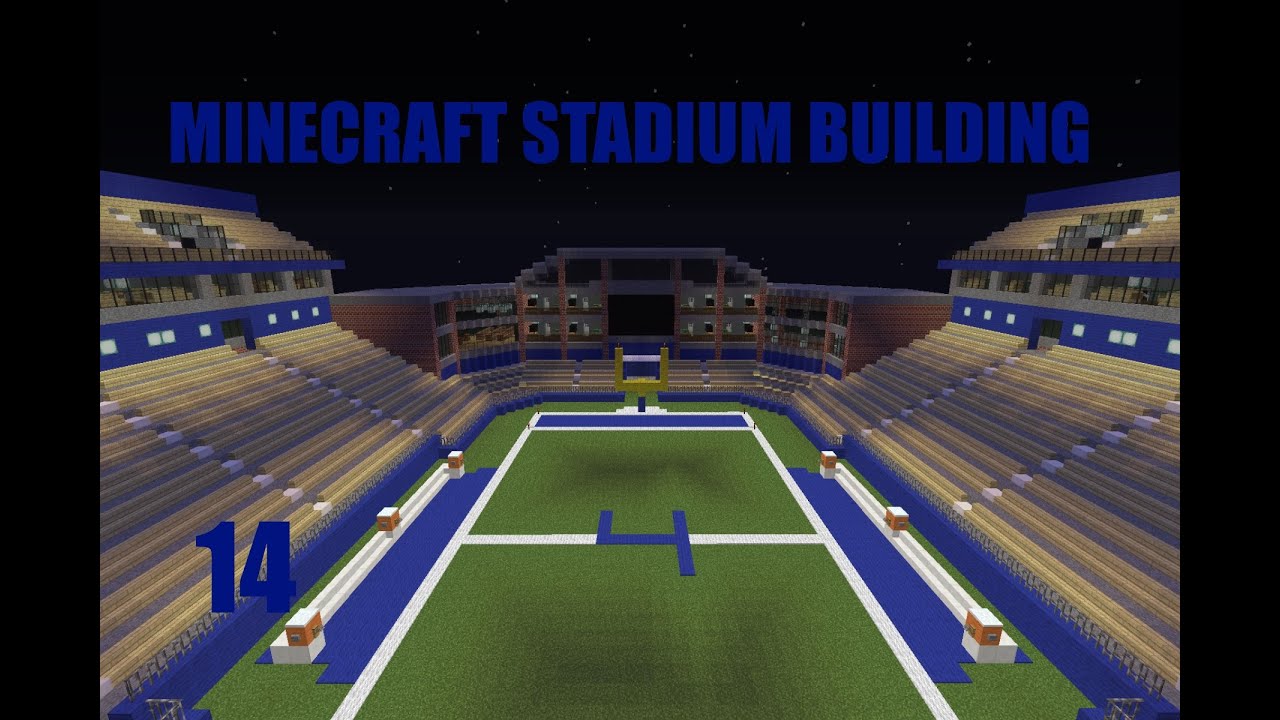 Minecraft Stadium Building EP.14: Press Box - YouTube