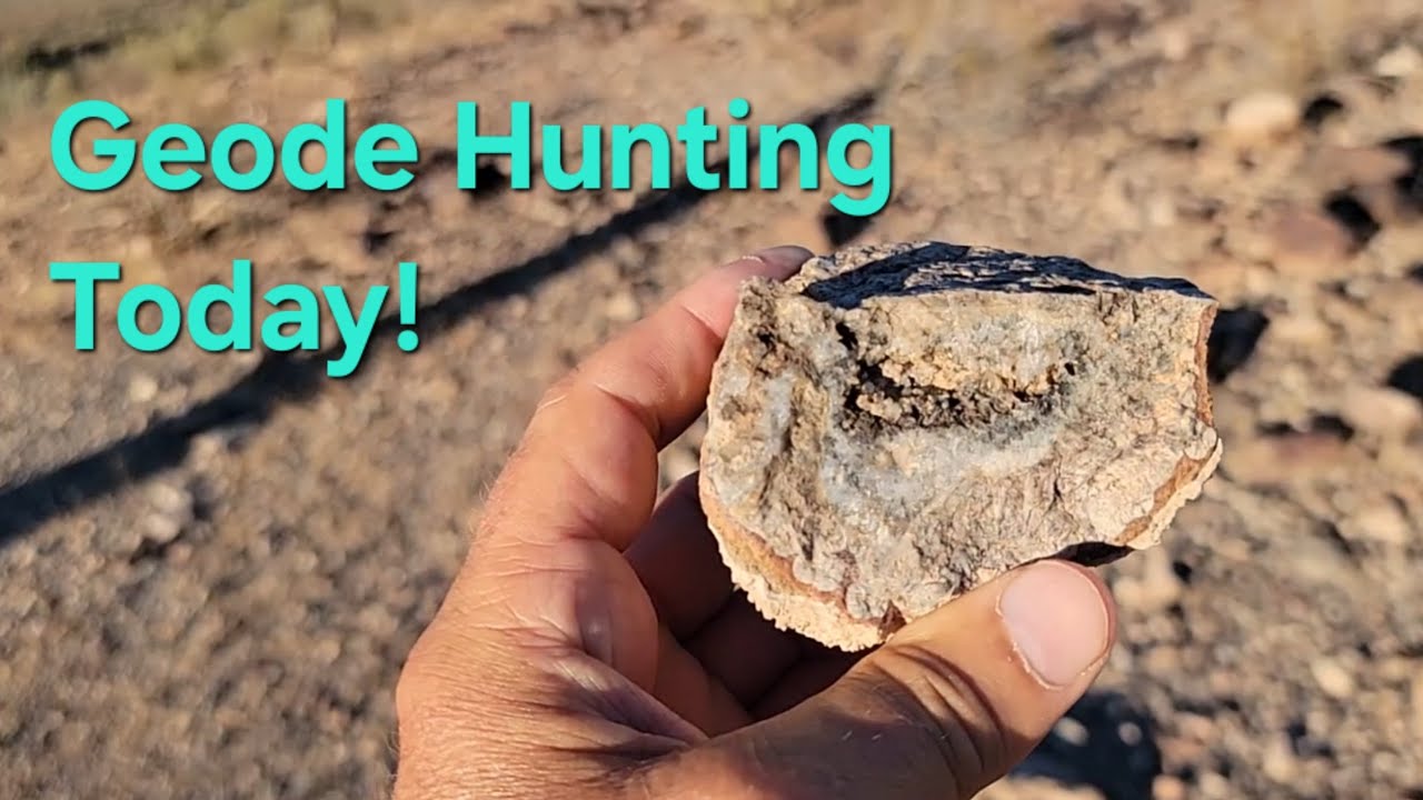 Geode Hunting! A quest to find a beautiful geode 🤠 - YouTube