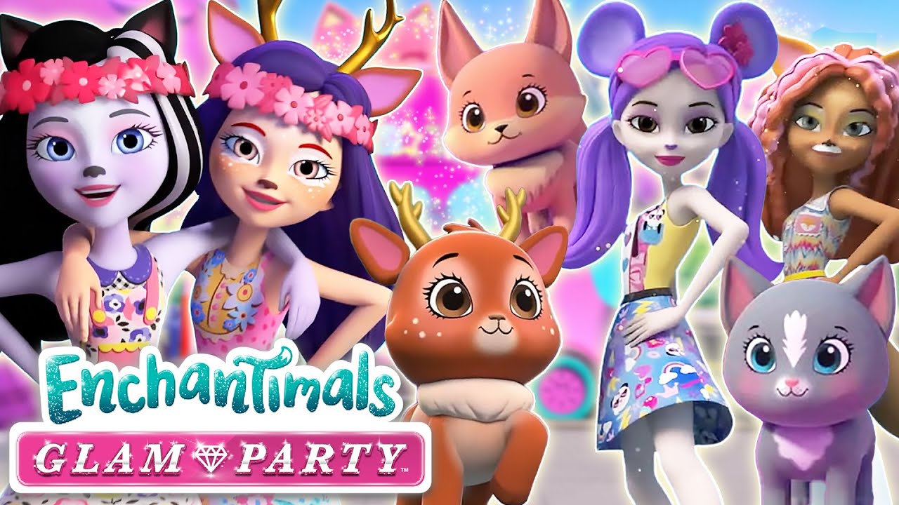Enchantimals Πάρτι Λάμψης | Επεισόδιο 1-3 | Πλήρες Επεισόδιο ...