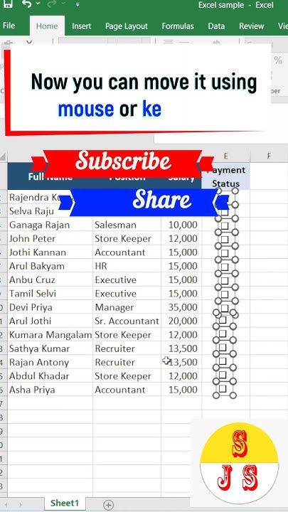 How To Edit Multiple Checkbox Excel Trick Shorts Exceltech Excelworld Exceltutorial