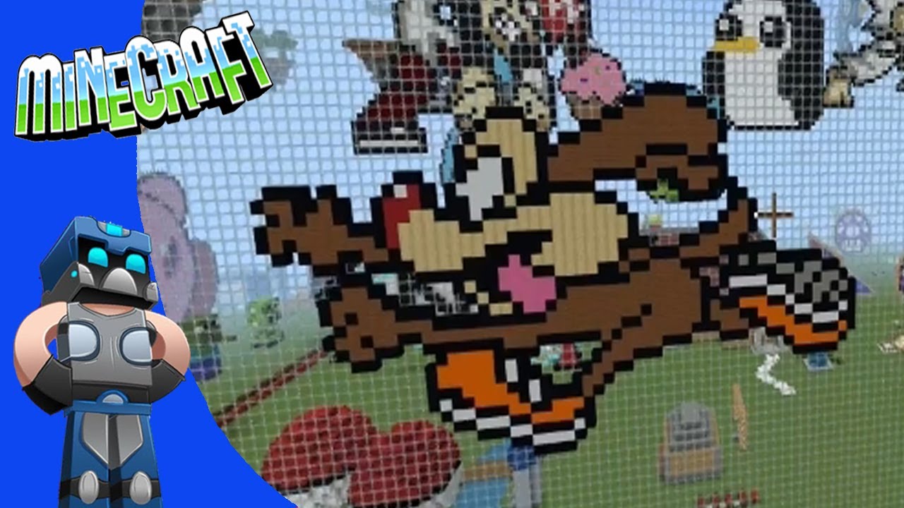 Coyote Pixel art Minecraft Tutorial / Como hacer a Coyote de lonney ...