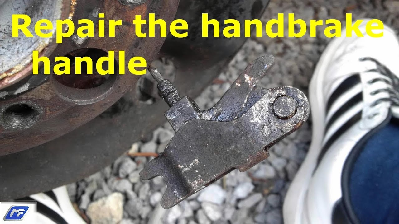 Repair the handbrake handle / Oprava táhla ruční brzdy - Mercedes-Benz ...