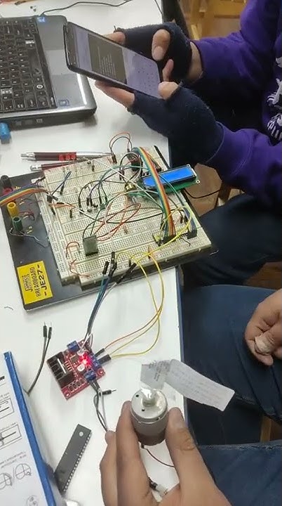 control de motor PWM con atmega32 controlado por Bluetooth - YouTube