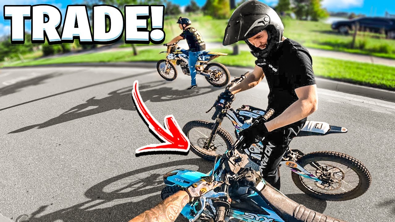 Trading My 190CC PitBike For A 72V Sur ron ! | Braap Vlogs - YouTube
