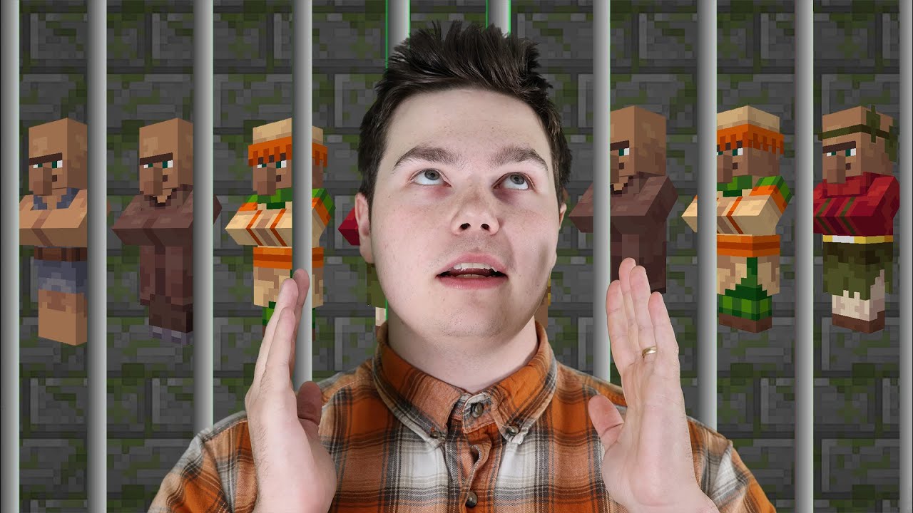 Containing Villagers for Future Re-education! | Minecraft Survival Episode 1 - YouTube