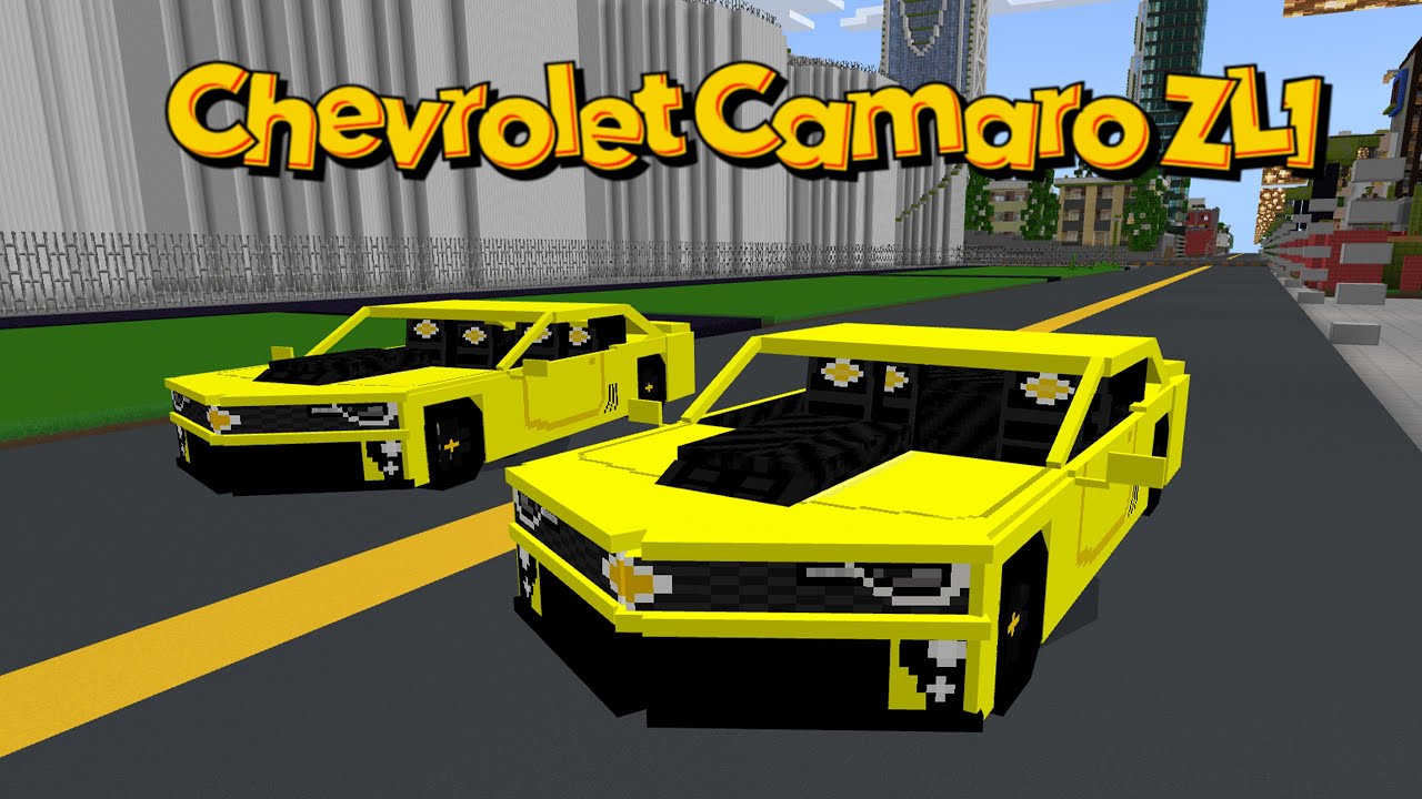 🏎️ Drive the Chevrolet Camaro ZL1 in Minecraft! 🚗💨 - YouTube