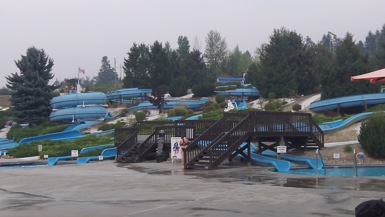 splashdown vernon. formally Atlantis Waterslides - The Slides - YouTube
