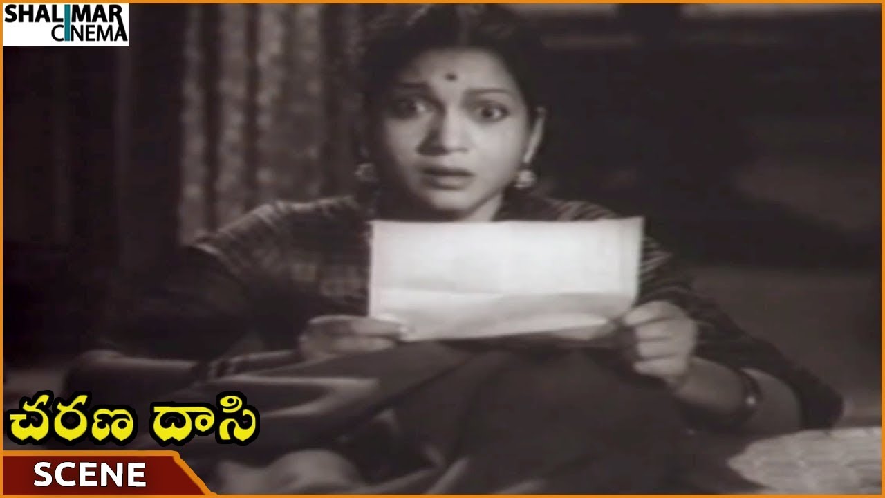 Charana Daasi Movie || Anjali Devi Knows That ANR Was Not My Husband ...