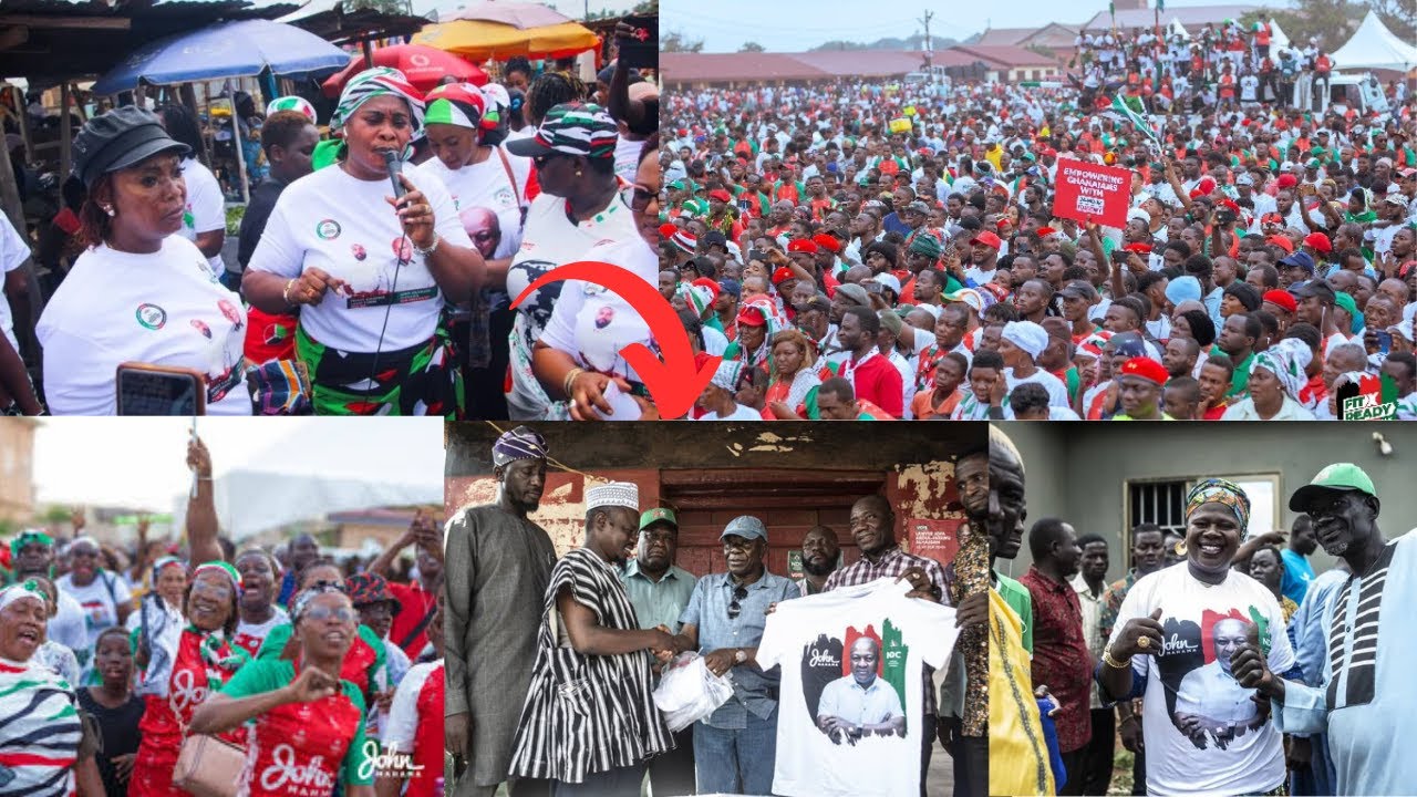 WOOW! Tafo People Bégs NDC Officials For T-Shirt As Mẚssịve Crowd Pulls ...