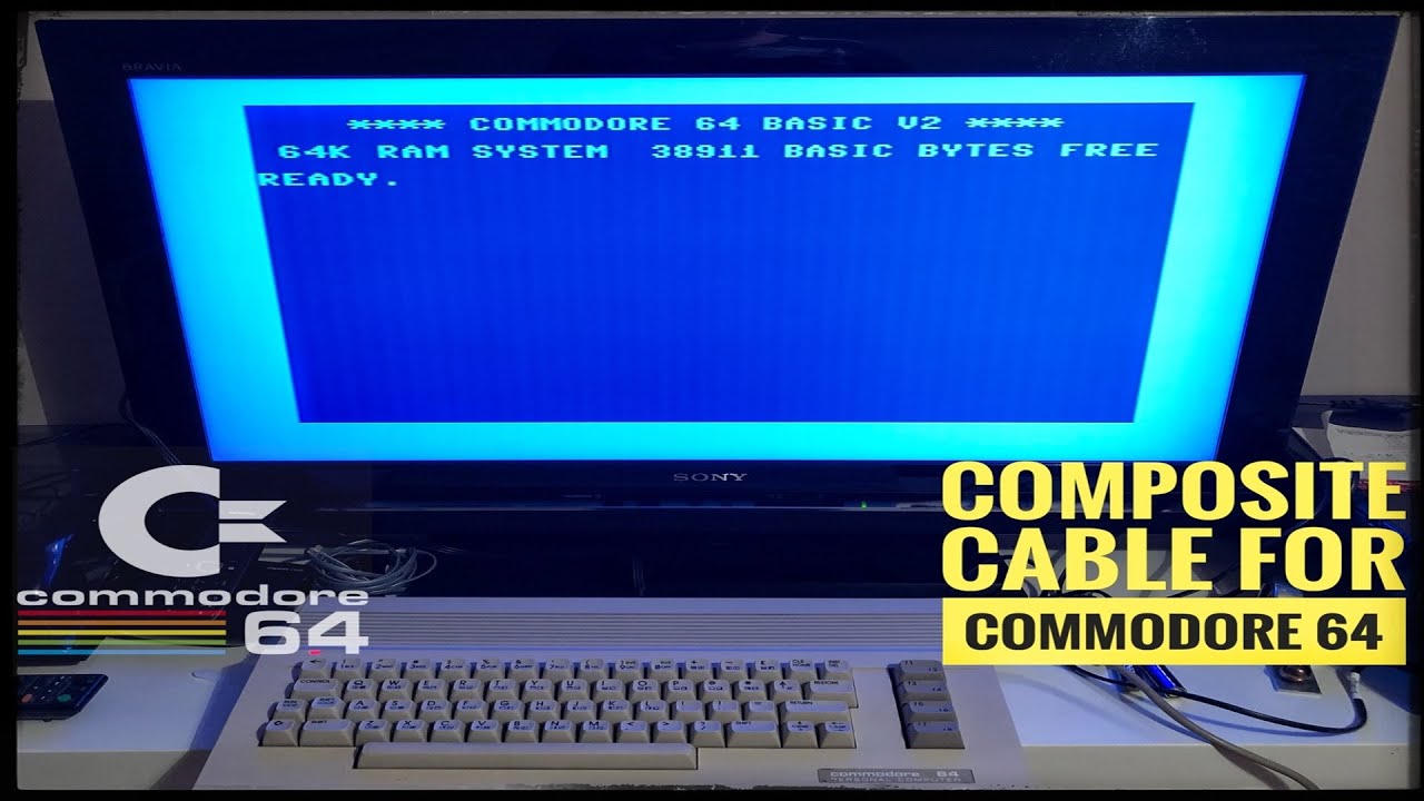 Making a Composite Audio - Video Cable for Commodore 64 - YouTube