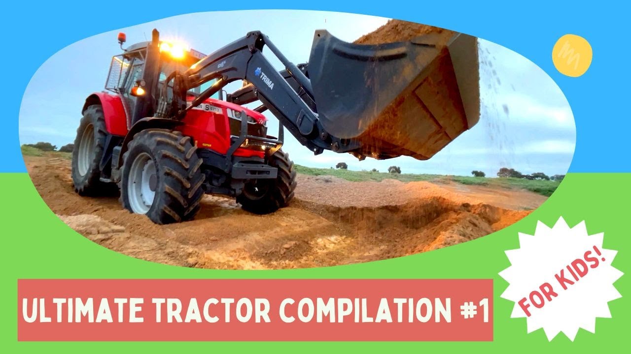 Ultimate Tractor Compilation for Kids | Real Working Farm Tractors ...