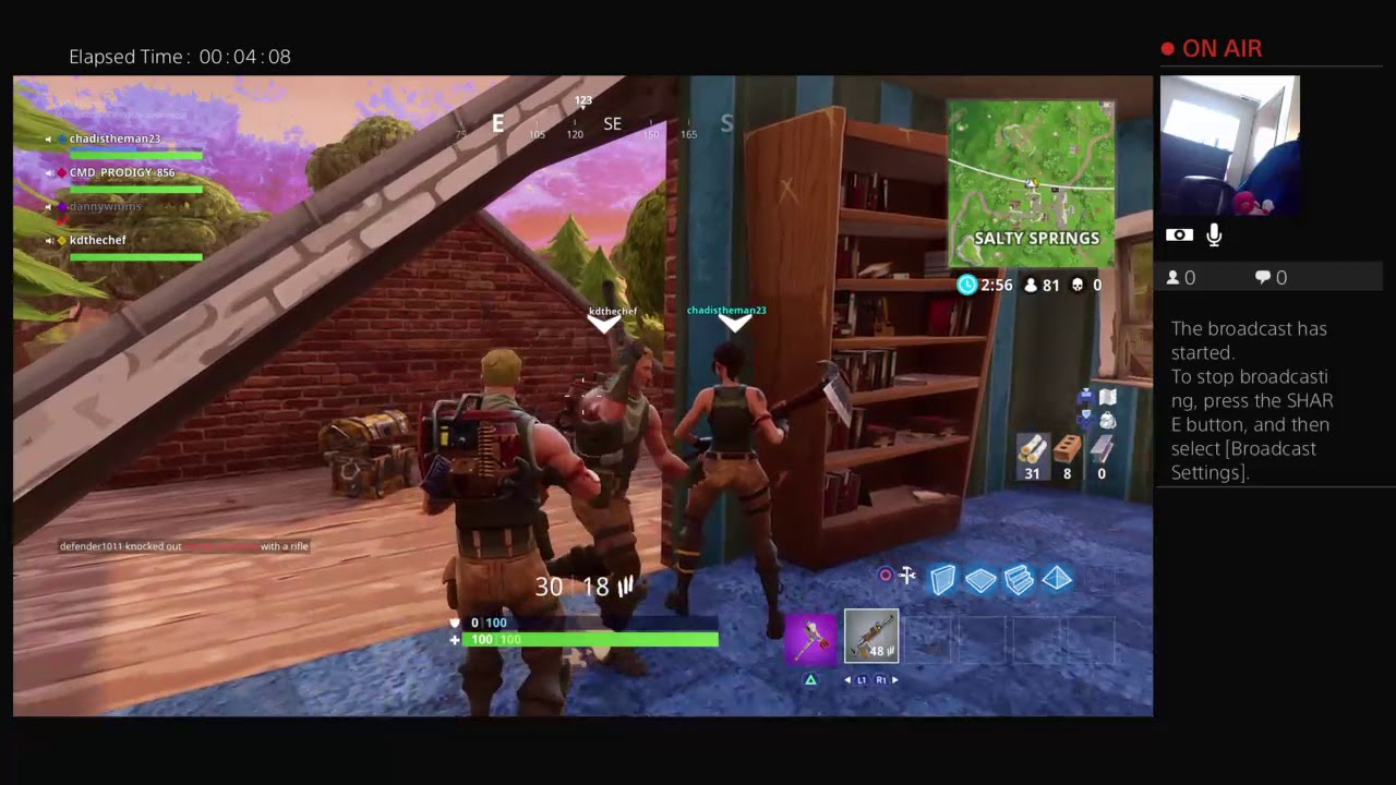 MARIO PLAYS Fortnight - YouTube